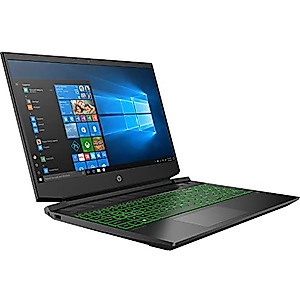 HP Pavilion 15z 15.6" 144Hz FHD IPS Gaming Laptop (AMD Ryzen 5 5600H 6-Core, 8GB RAM, 500GB HDD, GTX 1650 4GB, Green Backlit KYB, WiFi 6, BT 5.2, RJ-45, Win 11 Pro) w/Hub