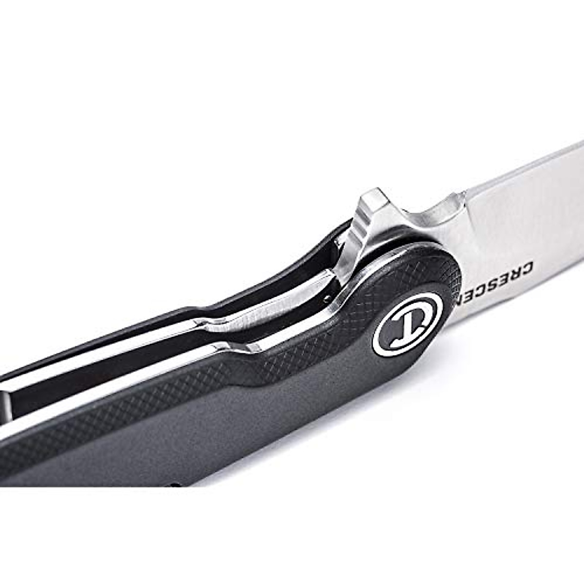 Crescent 3-1/2 Inch Harpoon Blade Composite Handle Pocket Knife - CPK350C, Stainless Steel