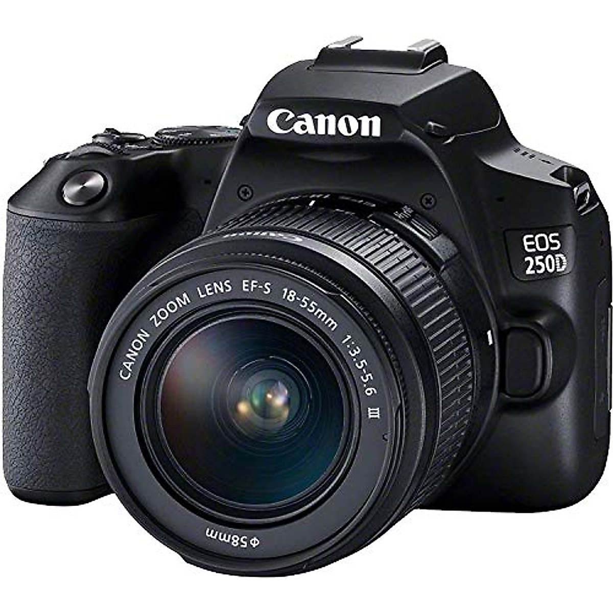 250D (Rebel SL3) DSLR Camera Bundle with EF-S 18-55mm f/3-5.6 Lens + SanDisk 32GB Memory Cards + Photography Kit