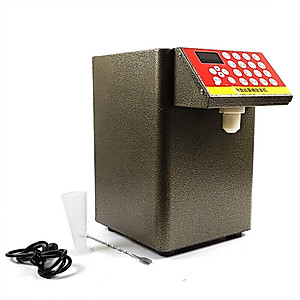 DENESTUS Automatic Fructose Dispenser Syrup Dispenser 8000CC Bubble Tea Fructose Quantitative Machine Stainless Steel Barrel 220V