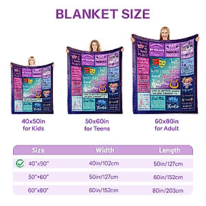 PIUFAM Theater Gifts, Theater Gifts for Girls, Theatre Gifts, Gifts for Theater Lovers, Musical Theater Gifts, Broadway Gifts, Theater Blanket for Girls on Birthday Christmas Thanksgiving 40x50 in