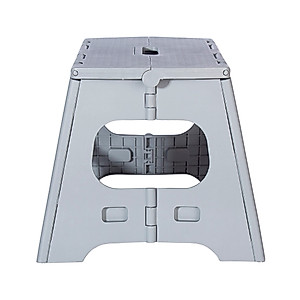 SPLENDOLE Folding Step Stool - 11-Inch Non-Slip Foot Stool for Kitchen, Bathroom, Living Room - Compact and Lightweight Stool Chair with 250-Lb Maximum Weight Capacity Step Stools for Kids and Adults