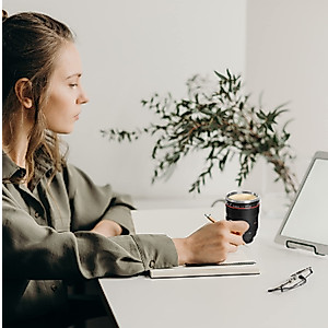 Camera Lens Coffee Mug, Cameras Lens Mug, Travel Coffee Photographers Mugs Stainless Steel Len Mug Interesting Custom Gifts for Women/Men (Black)