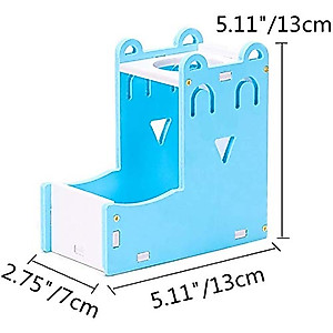 2 in 1 Hamster Hanging Water Bottle Small Animal Auto Dispenser with Base for Hamster Rat Gerbil Mouse Chinchillas Squirrel Guinea Pig Cage Toy