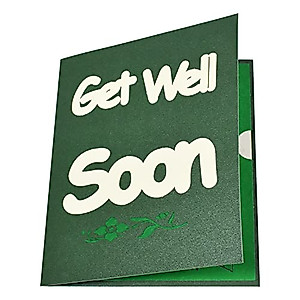 Magic Ants Pop Up Get Well Card, 3D Get Well Pop Up Card, Funny Postcards Pop Up Greeting Card for Patient, Pop Up Sympathy Card with Envelope