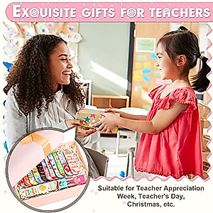 32 Pcs Teacher Magnetic Bookmarks Teacher Appreciation Bookmark Page Clips Graduation Christmas Gifts Bookmark for Teachers Office Supplies(Cute)