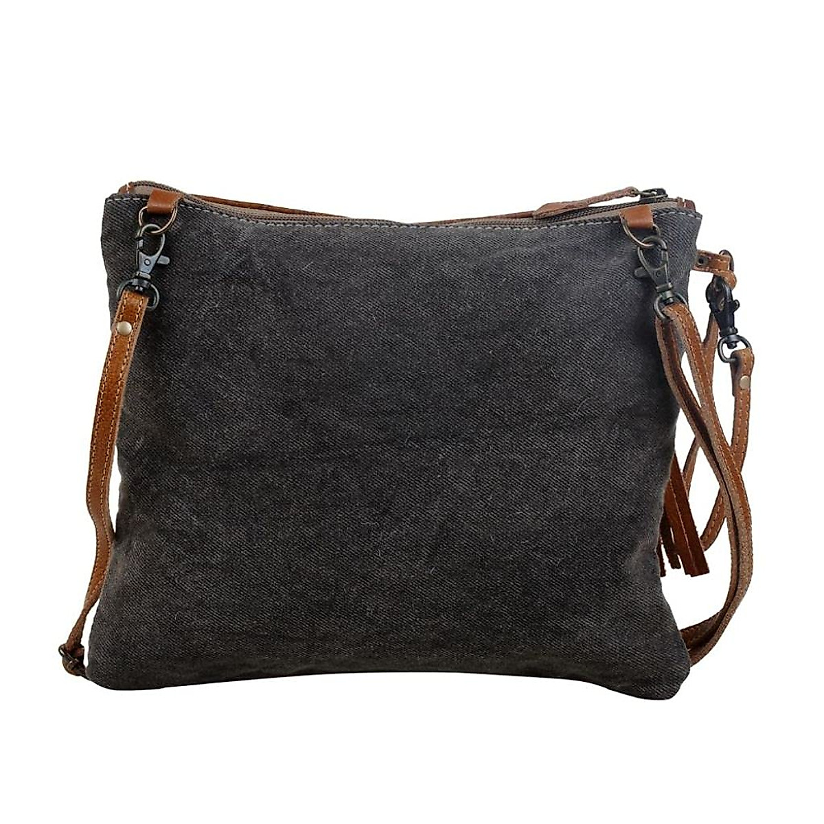 Myra Bag Pastel Small & Crossbody Bag Upcycled Cotton & Leather S-2879