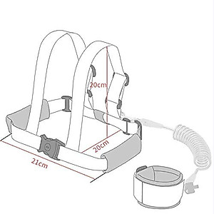 Safety Anti Lost Wrist Link for Toddlers,Baby Harness for Walking,Soft Kids Leash,Skin-Friendly