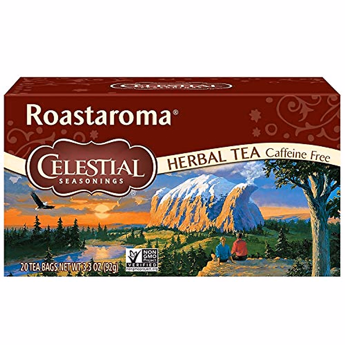 Celestial Seasonings Herbal Tea, Roastaroma, Caffeine Free, 3.3 Ounce 20 Count (Pack of 6)