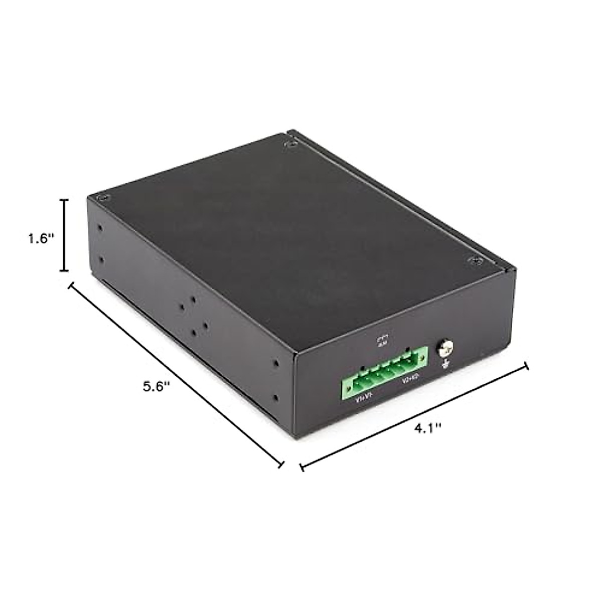 StarTech.com Industrial 8 Port Gigabit PoE Switch - 30W - Power Over Ethernet Switch - GbE PoE+ Unmanaged Switch - Rugged High Power Gigabit Network Switch IP-30/ -40C - 75C, TAA (IESC1G80UP)