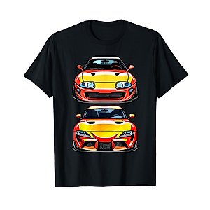 JDM Supra Generations 2JZ Stance Graphic, For Car Racers T-Shirt