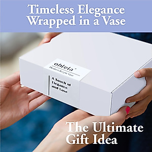 ohlela Photo Frame Shaped Clear Acrylic Flower Vase - 8 x 6 Inch Acrylic Flower Frame Vase for Centerpieces. Picture Frame Vase Flower Arrangement Holder as a Unique Flower Vase for Room Decor