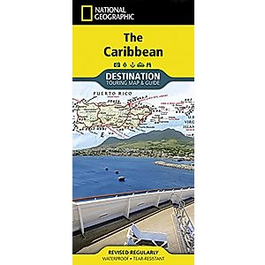 Caribbean Map (National Geographic Destination Map)