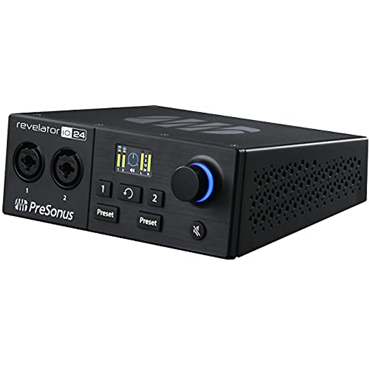 PreSonus Revelator io24 USB-C Compatible Audio Interface with Integrated Loopback Mixer and Effects for Streaming, Podcasting, and More