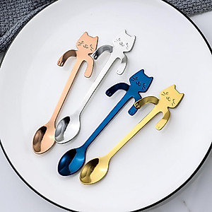 Eternal Spirit Beauty 4 in 1 Coffee, with GANODERMA (REISHI) – Pack of 6. Bonus 1 Stainless Steel Cute Mini Cat Spoon, Assorted Colors