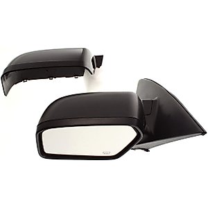 Kool Vue Left Power Heated Door Mirror Compatible With Ford Fusion 2006-2010 with 2 Caps Models Without Electronics & Premium Package