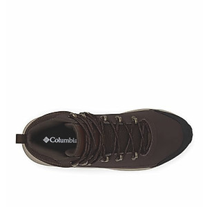 Columbia Men's Trailstorm Peak Mid Hiking Shoe, Cordovan/Black, 10