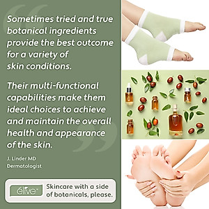 Élive Heel Socks For Dry Cracked Feet - Heal & Repair Heels Fast, Toeless Moisturizing Socks, Exfoliating Citric Acid, Oil Blend Gel, Foot Care Sock for Women Men, No Cream Lotion Multi-Use Treatment