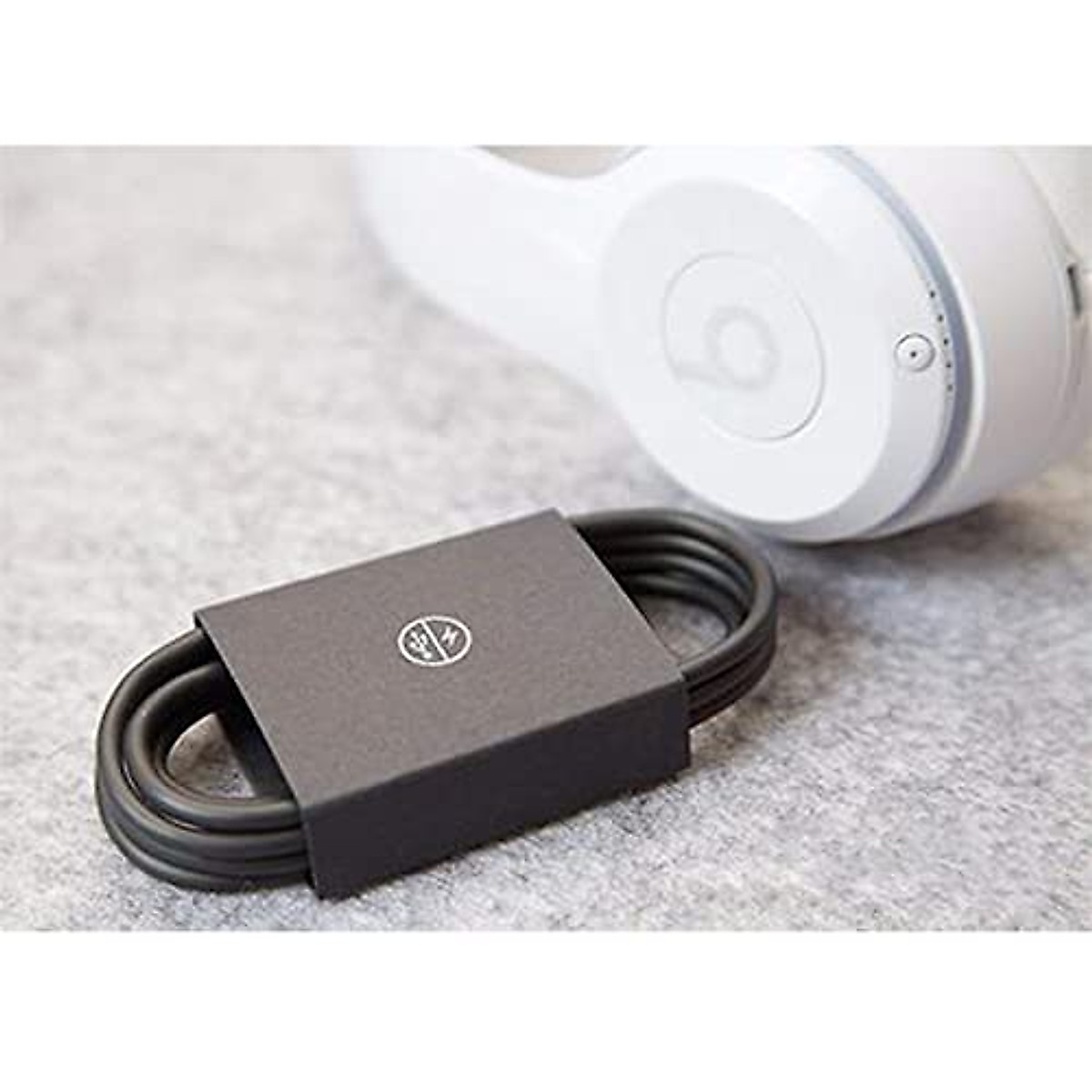 Replacement Audio Cable Cord Wire Compatible with Beats by Dr Dre Solo2 Solo3/Studio 2 3 Pro/Detox/Wireless/Mixr/Executive/Pill Headphones Aux Cord with Microphone & Volume Control(4.6FT, Black)