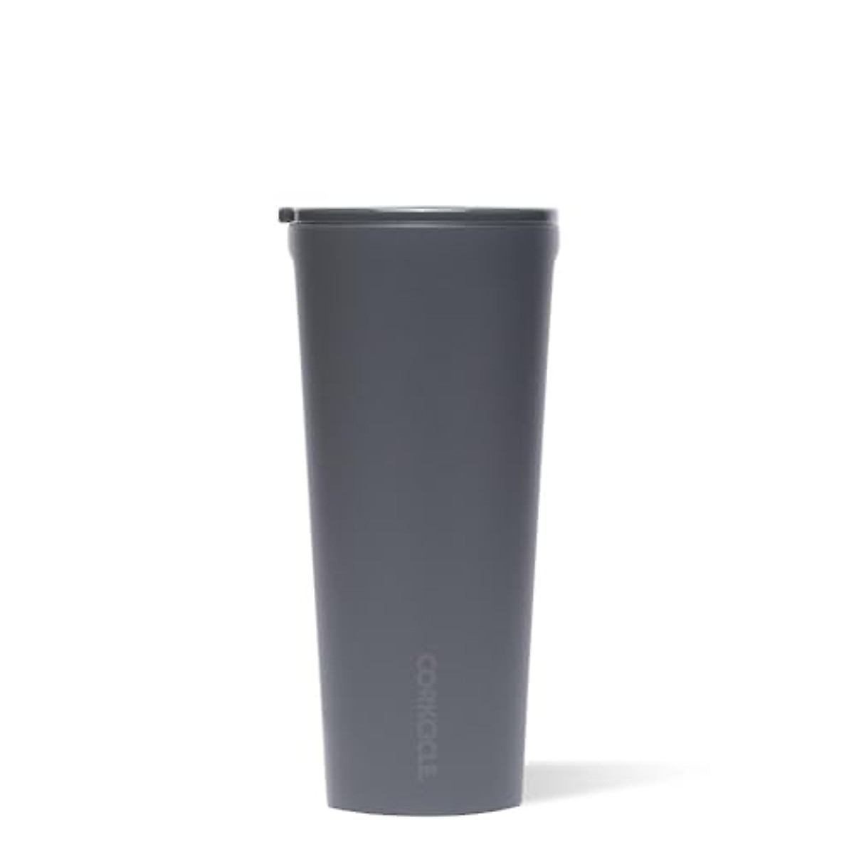 Corkcicle Classic Triple Insulated Coffee Mug with Lid, Flint, 24 oz – Stainless Steel Travel Tumbler Keeps Beverages Cold 9+hrs, Hot 3hrs – Cupholder Friendly Travel Coffee Tumbler