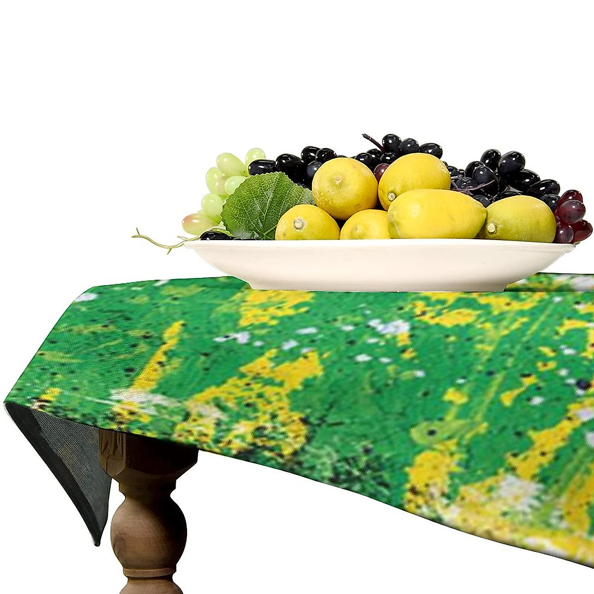 Retro Jamaica Flag Table Cloth Cover Linen Tablecloths Printed Fabric for Dinner Kitchen Party Holiday Decetotive
