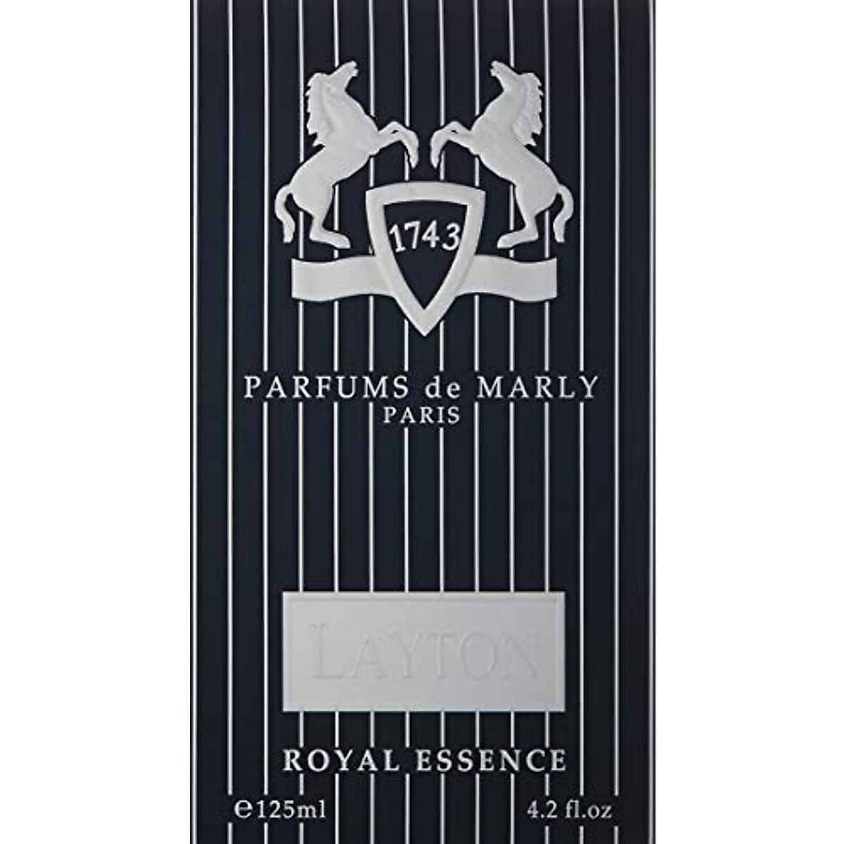 PARFUMS de MARLY - Layton - 4.2 Fl Oz - Eau De Parfum for Men - Top Notes Apple, Bergamot, Lavender - Heart Notes Jasmine, Violet, Geranium - Base Notes Vanilla, Pepper, Guiac Wood - 125ml