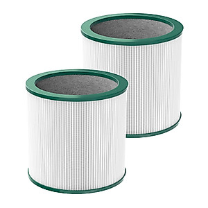 2-Pack TP01 TP02 Filter Replacement Kit for Dyson Pure Cool Air Purifier, H13 True HEPA Filter, Replace Part 968126-03