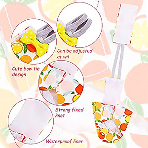 6 Pieces Bird Diaper Washable Parrot Diapers Reusable Bird Flight Suit Diaper Waterproof Inner Layer Protective Parrot Nappy Clothes for Parakeet Parrot Mini Macaw Budgie Canary, Fruit Style (Medium)