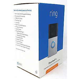 Ring Video Doorbell 4 – improved 4-second color video previews plus easy installation, and enhanced wifi – 2021 release