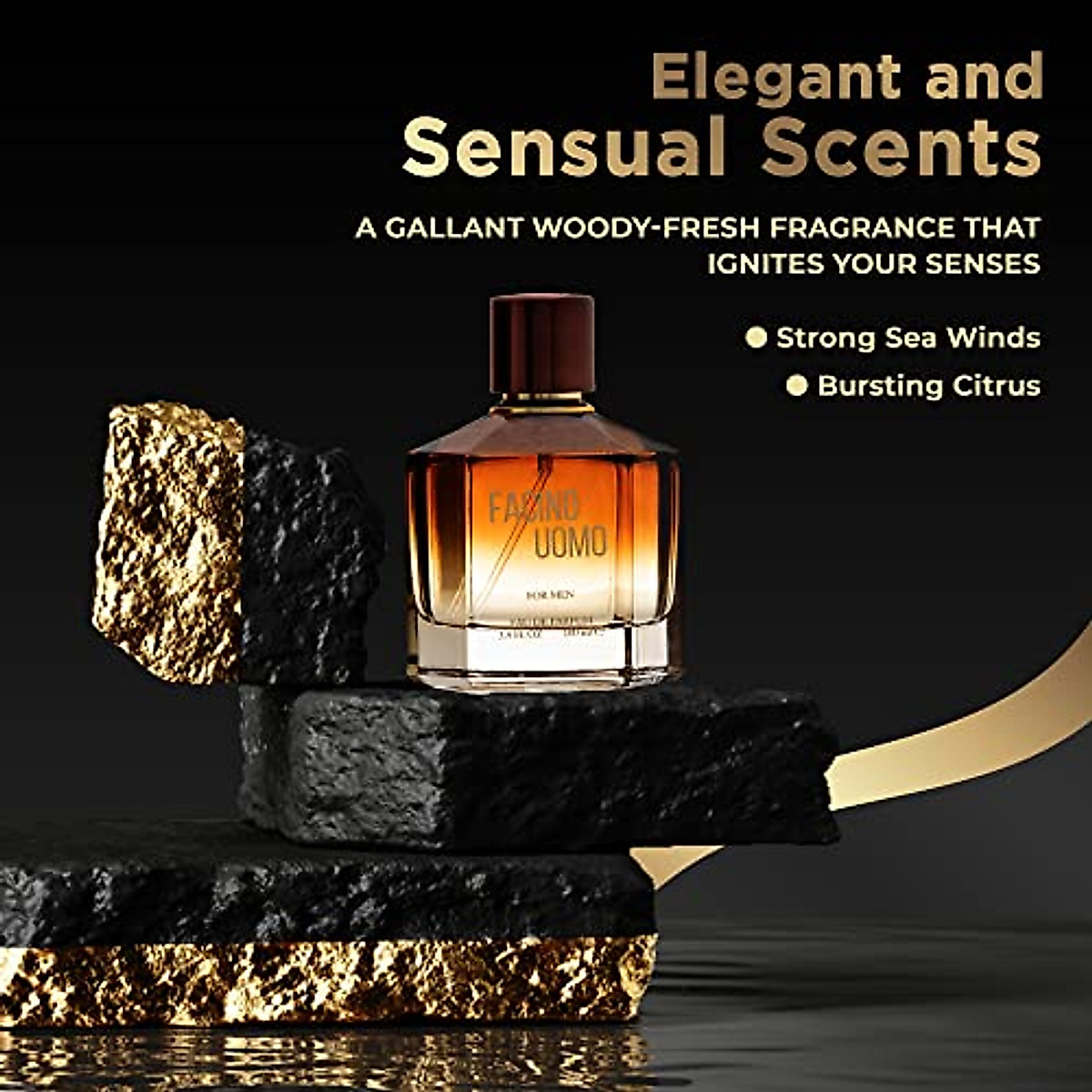 Regal Fragrances Mens Cologne Elegant Citrus & Sensual Wood Scent, 3.4 Fl Oz (100 ML)