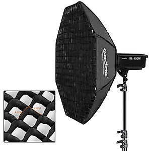 Godox softbox 95cm 37" Octagon Honeycomb Grid Strip Softbox Strip Box with Bowens Mount