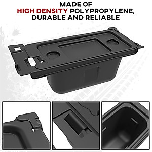 SAUTVS Under Seat Storage Box, Underseat Storage Bin Set Organizer Tray for Kawasaki Mule PRO-FX FXR FXT DX DXT 2015-2024 Accessories, Replace #99994-1463