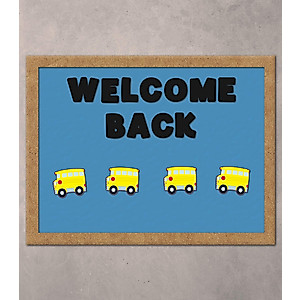 Carson Dellosa School Bus Cutouts, 36 Bus Cutouts for Bulletin Board, Preschool & Kindergarten Classroom Décor, Classroom Cut-Outs for Back to School, Cutouts for Classroom Bulletin Board Decorations