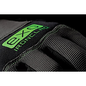 Ironclad EXO Pro Water Resistant; Work Gloves, (1 Pair), EXO2-MWR-03-M, Black/Grey
