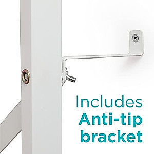 BLACK+DECKER BWDS Washer Dryer Stacking Rack Stand, White & Panda 110V 850W Electric Compact Portable Clothes Laundry Dryer with Stainless Steel Tub Apartment Size 1.5 cu.ft