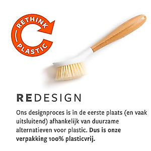 Full Circle Home Be Good Kitchen Dish Brush, White Color, 1 Each (Pack of 6)