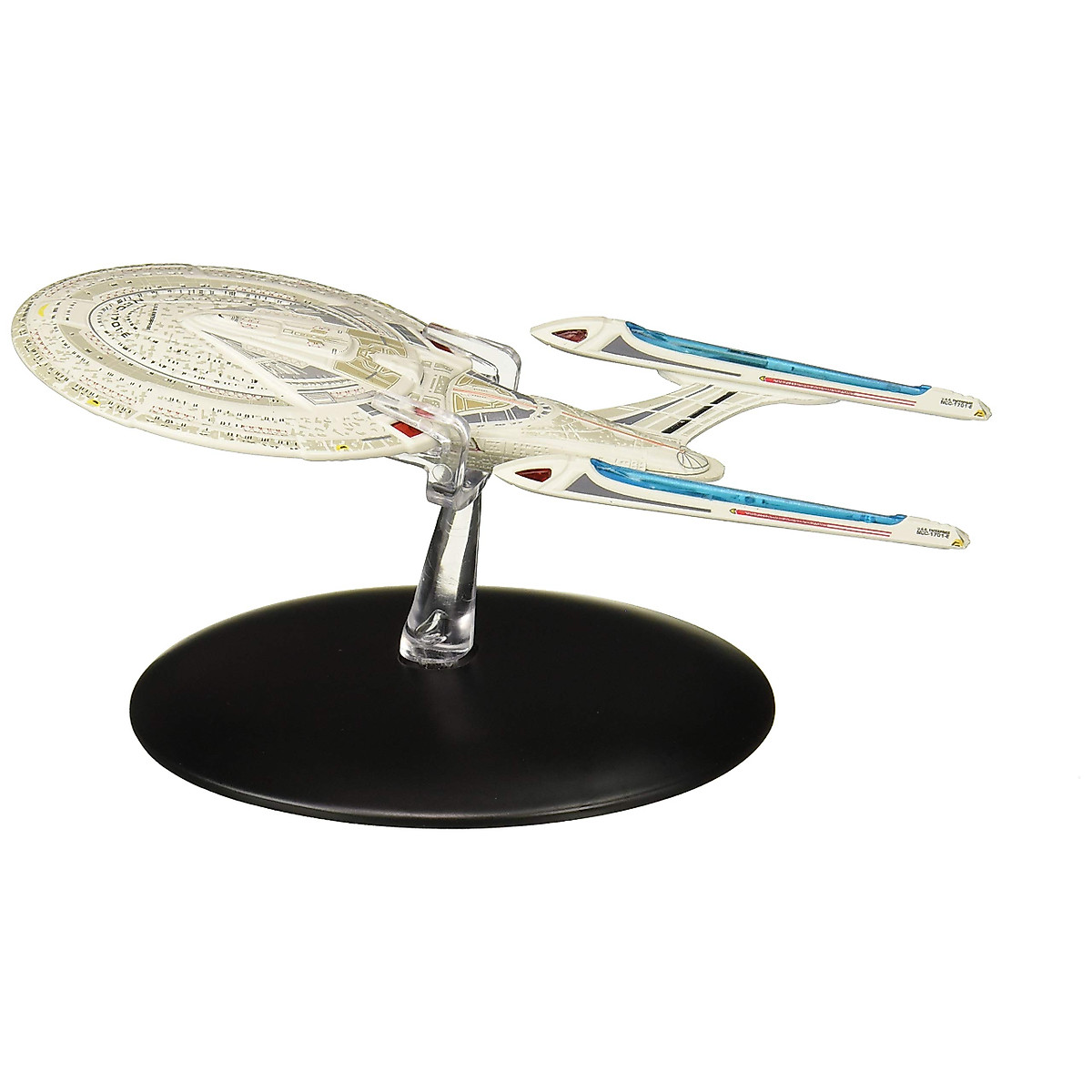 Eaglemoss Star Trek The Official Starships Collection #8: USS Enterprise E Ship Replica Toy, Multicolor