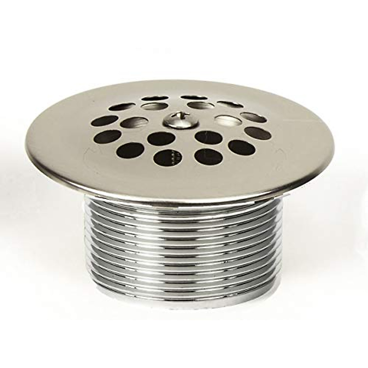 PF WaterWorks PF0972-BN Bathtub Drain Assembly (Drainshoe, Traditional Strainer & Trip Lever Waste & Overflow Face Plate), Brush Nickel