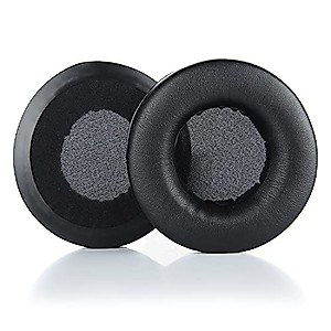 Sumugaric Replacement Ear Pads Cushion Earmuffs Compatible with Razer Kraken Pro V1 and Sennheiser HD205/HD-205/HD 205 Headphone (Black)
