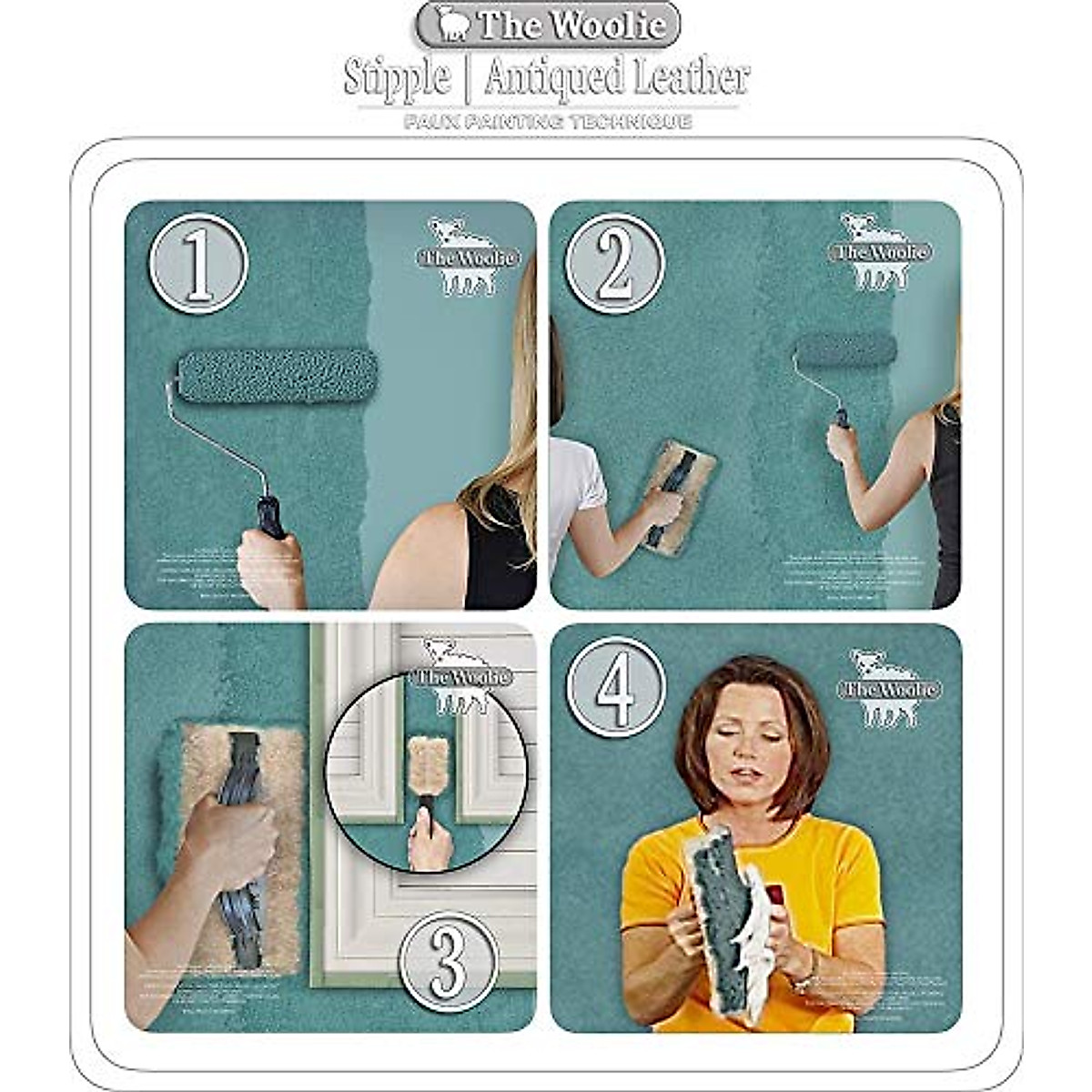 Woolie Inc 100607 The Lambwool Faux Applicator Tool Finishing Kits/Applicators