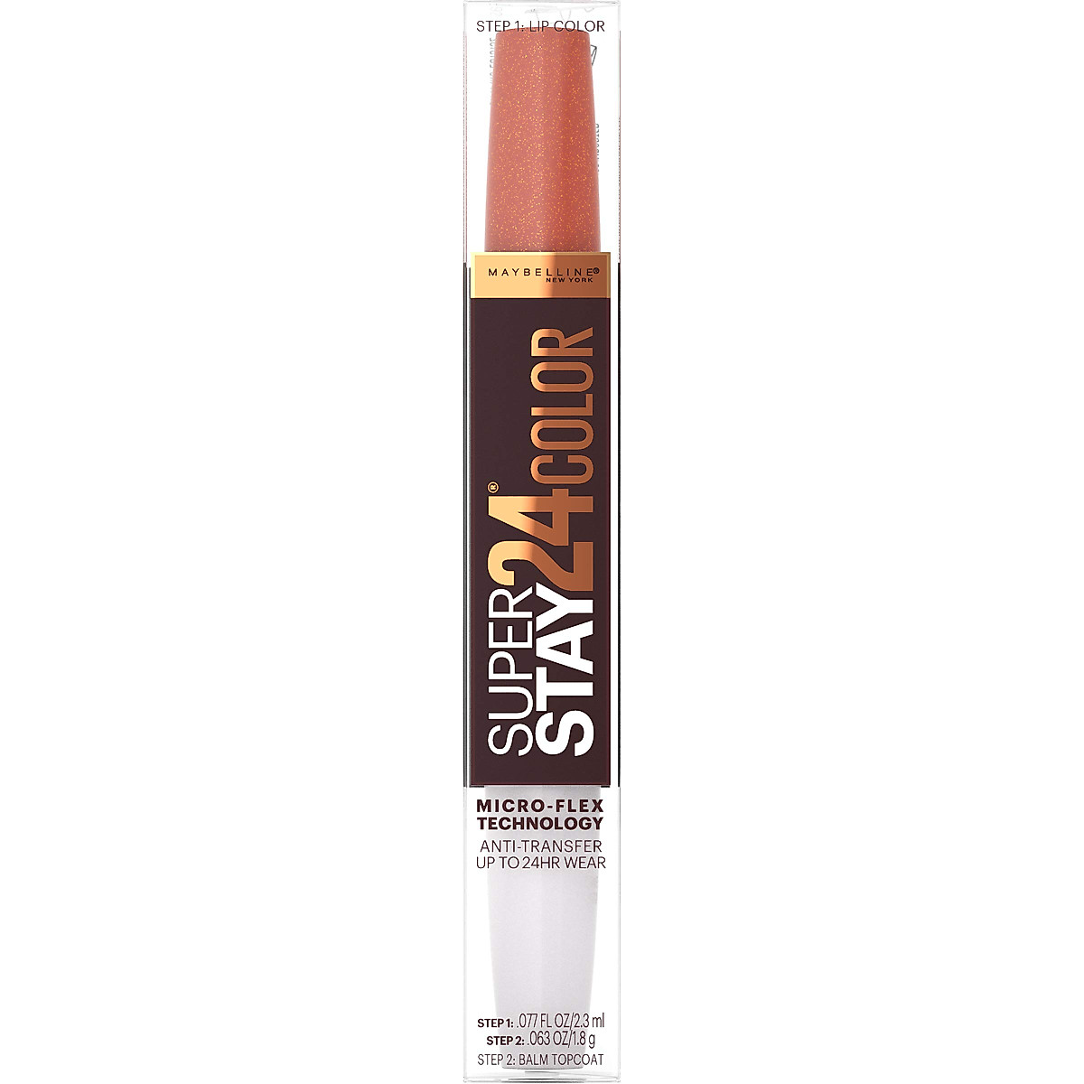 Maybelline SuperStay 24, 2-Step Liquid Lipstick, Coffee Edition, Hushed Hazelnut