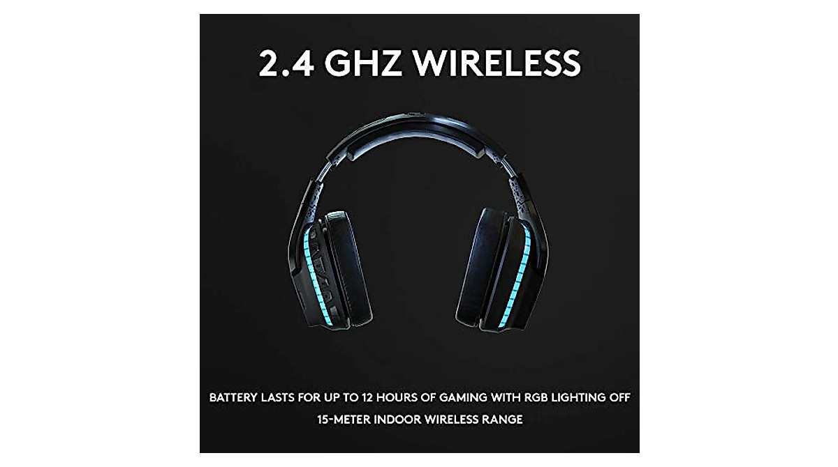Logitech G935 Wireless PC Gaming Headset - DTS:X 7.1 Sound