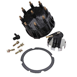 Distributor Cap and Ignition Rotor Kit for 5.0L, 5.7L, 7.4L, 8.2L, 350 V8 Engines with Thunderbolt IV and V HEI Ignitions - Replaces 805759Q3, 805759T3, 805759T1, 18-5395, 18-5273