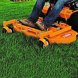 New 11x4.00-5 Flat Free Smooth Tire w/Steel Wheel for Zero Turn Lawn Mower Garden Tractor -hub Length 3"-5" - Bore ID 5/8" 114005 (2)