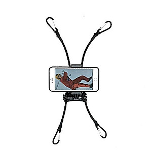 Meinuoke - Cell Phone Fence Mount - Camera Backstop Chain Link Mount for Gopro Action Camera Small Digital Camera and Smartphones - Your Baseball - Softball - Tennis Games Buddy