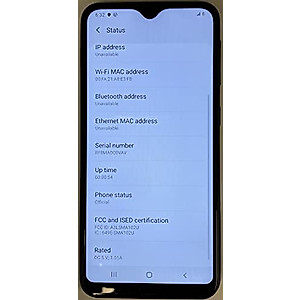 Samsung Galaxy A10e 32GB A102U GSM Unlocked Phone - Black (Carrier Packaging)