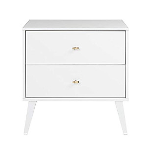 Prepac Milo 2-drawer Nightstand, White