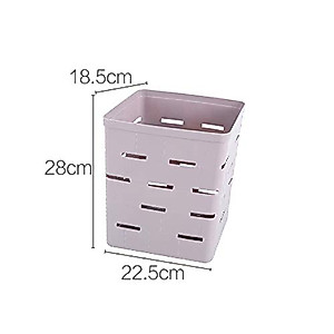 UNNIQ Trash can, Garbage bin Household can be Used in The Kitchen, Bedroom and Living Room PP Material Trash bin with Gland