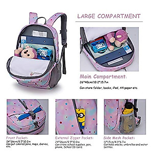 MOUNTAINTOP Kids Backpack for Boys Girls Preschool Kindergarten Children Backpacks,Star Print 12L