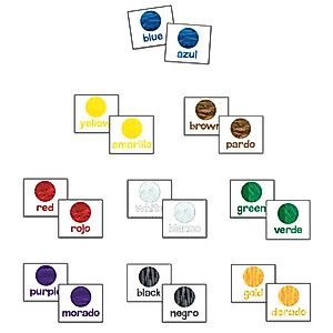 World of Eric Carle Spanish Flash Cards for Ages 3+, Bilingual English and Spanish Flash Cards for Kids with Color word Cards, Preschool and Kindergarten Spanish Flash Cards